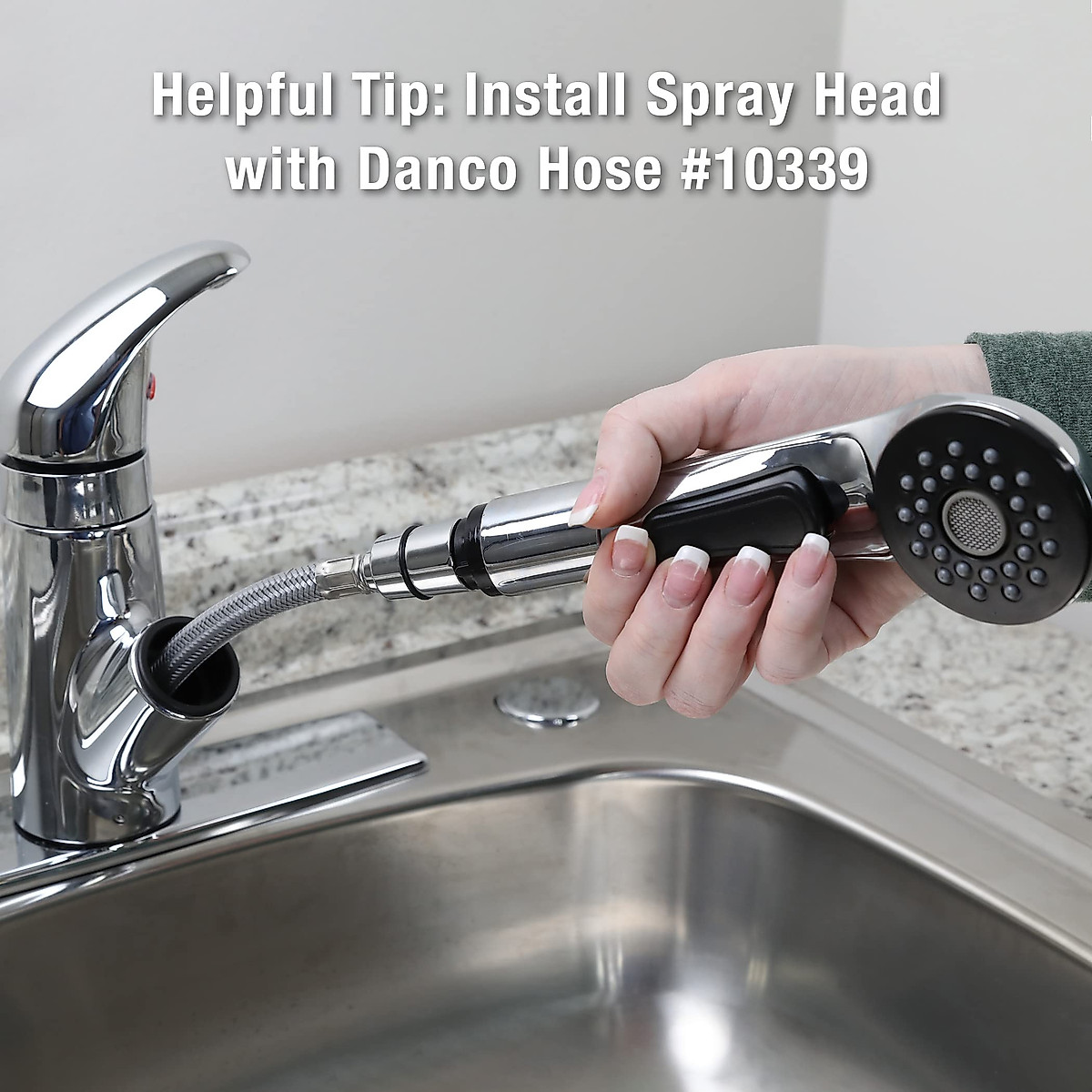 Danco, Chrome 10408 Pullout Kitchen Spray Head