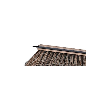 Superio Handheld Comfort Grip Dustpan and Brush Set - Hand Broom with Swiss Natural Horsehair Bristles.
