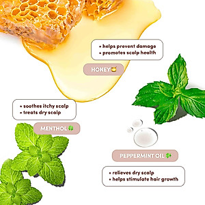 MIZANI Wonder Crown Scalp Cleanser - Helps Stimulate Hair Growth, Removes Buildup and Oil With Tea Tree and Peppermint Oil, For Dry & Itchy Scalps