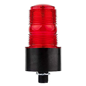 TOMAR 495S-120-R Microstrobe 1/2"-14 NPSL Male Thread Mount Base, 120VAC (Red, 1/2" Male Thread Mount (120 VAC))