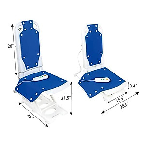 MAIDeSITe Electric Chair Lift | Get Up from Floor | Floor Lift | Can be Raised to 20” Help You Stand Up Again | Weight Limit 300 LBS | Item Weight 30 LBS