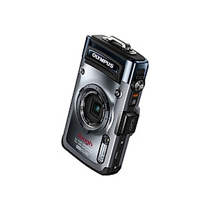 Olympus TG-1iHS 12 MP Waterproof Digital Camera with 4x Optical Zoom,Silver