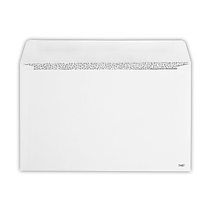 LUXPaper Double Window Tax Envelopes | Form W-2/1099 | Document Enclosed | Security Tint | 5 5/8" x 9" | White | 24lb. Text | 50 Qty