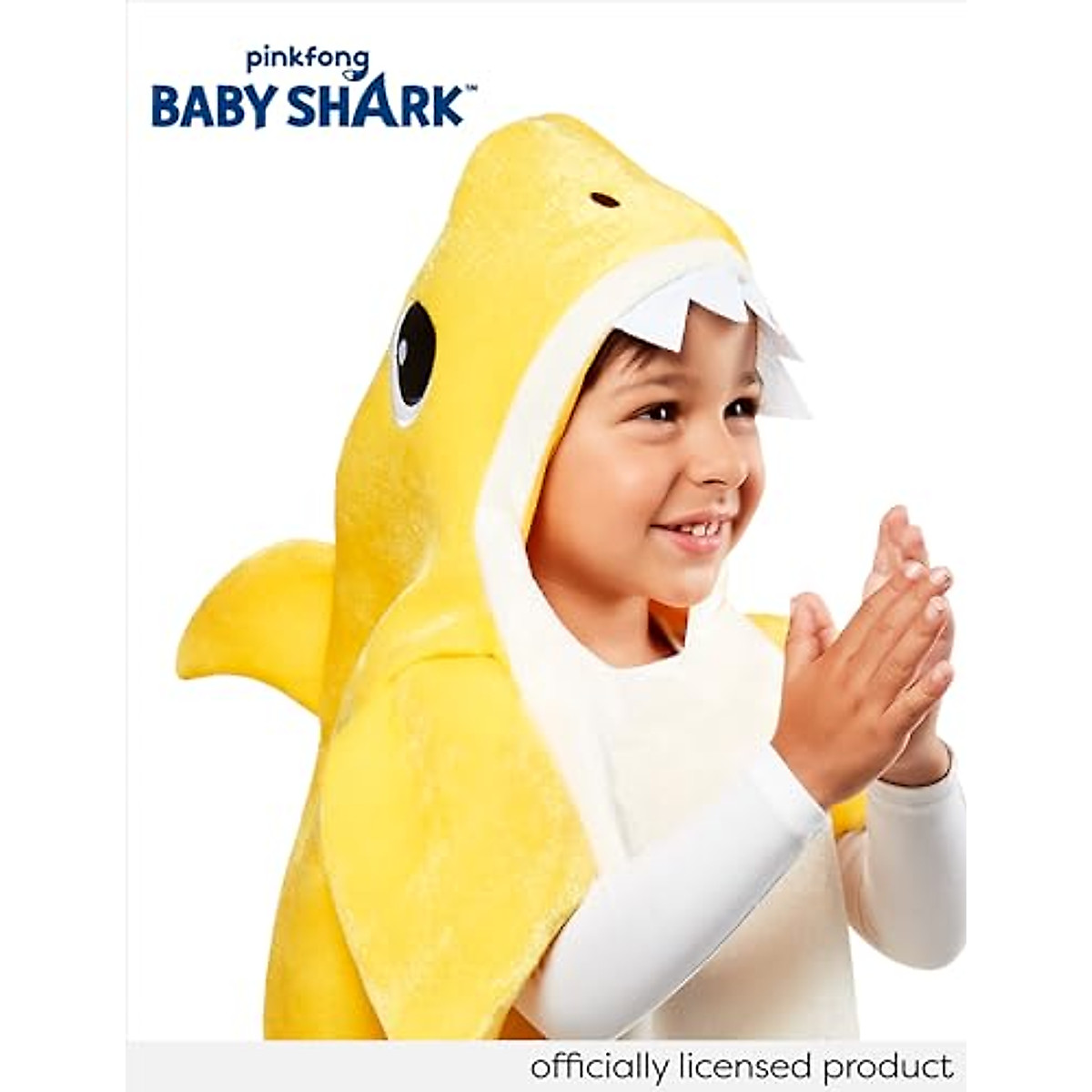 Rubie's unisex child Rubies Baby Shark With Sound Chip Costume, As Shown, Infant US