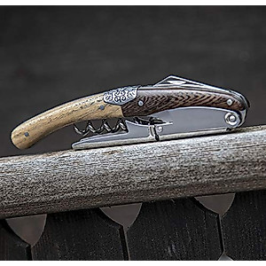 Legnoart Primitivo Grand Crue Sommelier Corkscrew with Solid Oak and Wenge Wood Handle in Premium Gift Box