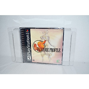 LOKI Premium Dual Double 2-4 Discs Video Game Protector Plastic Cases Display Sleeves Compatible with: Sony PlayStation 1 PS1 | Music Double 2-Discs Sets| 10 Pack