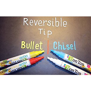 Liquid Colored Chalk Markers 10 Erasable Pen for Kids,Menu Board,Bar Chalkboard, Blackboard 6mm