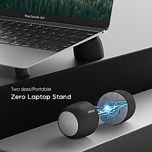 nediea Laptop Risers for Desk, Mini Laptop Cooling Stand, Magnetic Pads Keyboard Riser, Ergonomic Laptops Feet, Compatible with MacBook Air Pro, with Dell, with HP, More 10-15.6” Laptops