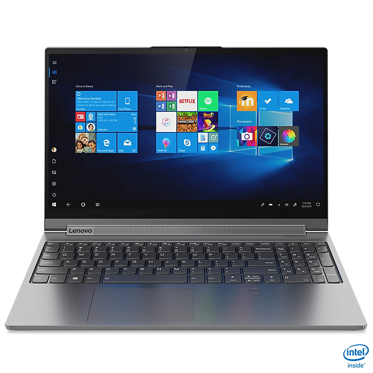 Lenovo Yoga C940 15.6" FHD IPS 500nits Touch 2-in-1 Laptop, i7-9750H, Webcam, Backlit Keyboard, WiFi 6, Thunderbolt 3, GTX 1650 Max-Q, Windows 10, 12GB RAM, 1024GB PCIe SSD, Pen, Woov 32GB SD