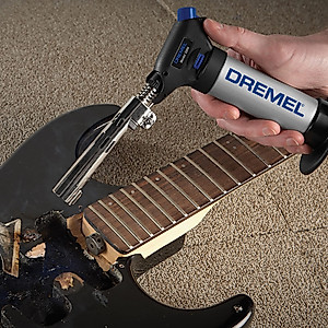 Dremel 2200-01 Versa Flame Multi-Function Butane Torch Perfect for Wood Burning, Leather Crafting, Stencil Cutting, Cordless Soldering, Hot-Knife Cutting of Foam, Plastics and Rope