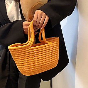 SFMZCM Women's Handbag Fashion Crossbody Bag Bucket Tote Summer Beach Bag Storage Handbag (Color : E, Size : 1)