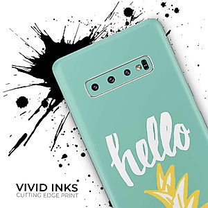 DesignSkinz Well Hello Pineapple Protective Vinyl Decal Wrap Skin Cover Compatible with The Samsung Galaxy S20 (Screen Trim & Back Glass Skin)