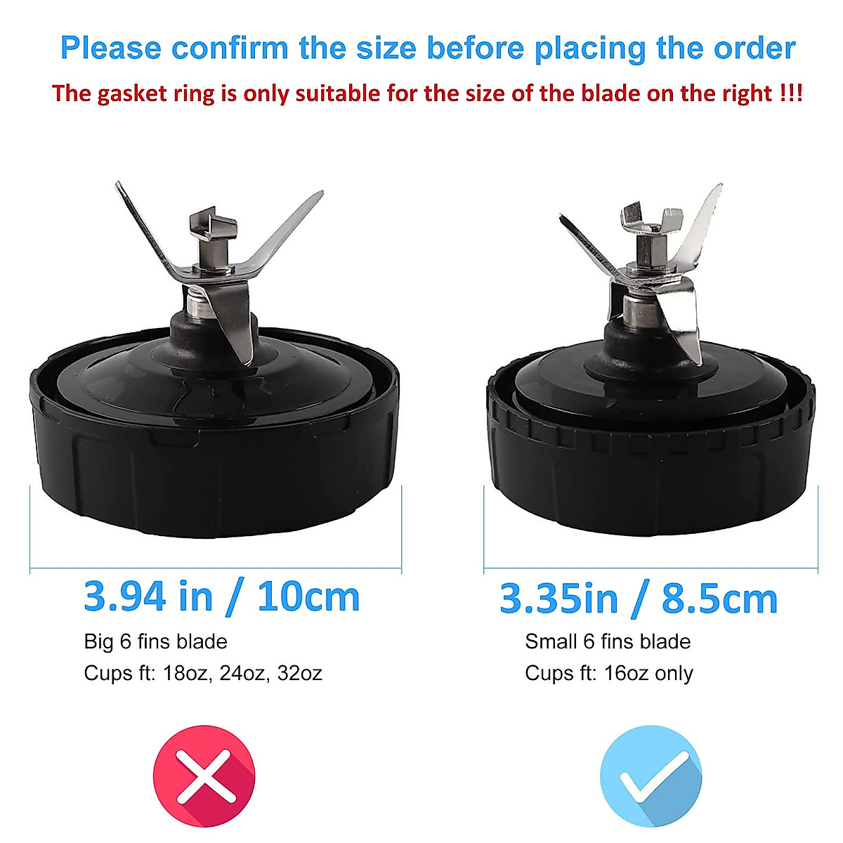 3 Pack Rubber Gaskets Replacement Seal White O-Ring for Ninja Pro Blender Replacement for Ninja BL660 1100w BL770 1500w BL663 BL740 BL773CO BL780 BL780CO (3.22 inch Gaskets)