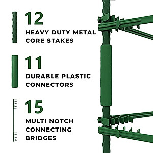 K-Brands Tomato Cage – Premium Tomato Plant Stakes Support Cages Trellis for Garden and Pots (Upto 68 Inches Tall)