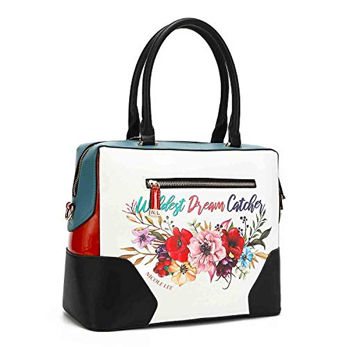 BOHEMIAN WHITE MODERN CHIC TOTE BAG