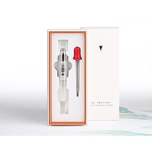 C2 Fountain Pen Fine Nib, Eyedropper Filling, Clear Transparent Acrylic, Large-Capacity Gift Set (Clear Color Only)