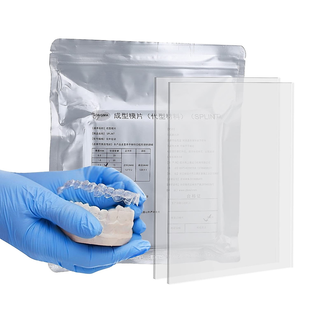 faruijie Thermoforming Dental Sheet Vacuum Forming Splint Sheets Professional Former Plastic