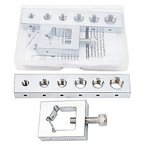 Wire Lockwire Nut Kit, Nut and Bolt Drill Jig Metric VS559 Metal High Hardness Precise Safe Wire Drill Guide Set Fit for Secure Locking Wire