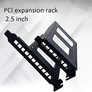 FDSF PCI Slot 2.5Inch IDE/SATA/SSD/HDD Rear Panel Mount Hard Drive Tray with Half-Height Profile