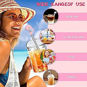 6PCS Straw Cover for Stanley Cup, Silicone Straw Covers Cap for Stanley Cup 40 oz, Straw Topper with 30 Oz Tumbler, Mini 10mm for Stanley Cup Straw Cover for Tumblers