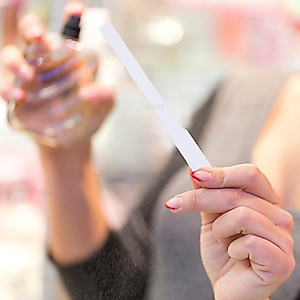 AUEAR, Disposable Premium Perfume Aromatherapy Paper Test Strips Fragrance Test Paper Essential Oils Test Paper Strip (100 Pack, 5.9" x 0.4")