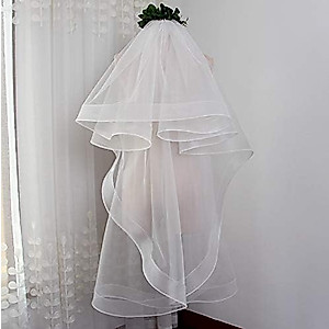 Teemico 50 Yards Stiff Polyester Horsehair Braid for Polyester Boning Sewing Wedding Dress Dance Formal Dress Accessories (White, 2 inch)