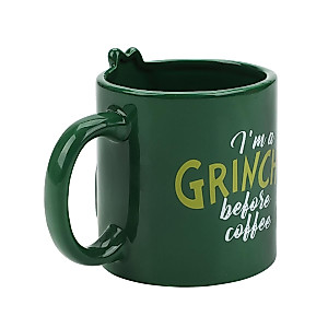 The Grinch "I'm A Grinch Before Coffee" 16 oz. Ceramic Mug