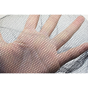 Yes!Fresh 21" Disposable Regular Nylon Breathable Honeycomb Hair Nets, package of 100 (Black)