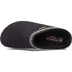 HAFLINGER Zigzag Clog - Charcoal, 45
