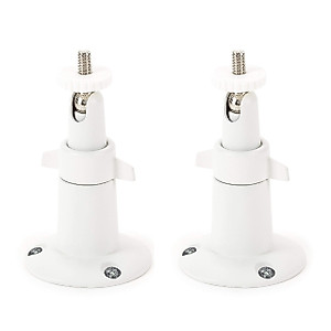 Wasserstein Bundle - Arlo White 16ft Weatherproof Magnetic Charging Cable & 2-Pack White Adjustable Metal Mount Compatible with Arlo Pro 3/Pro 4 & Arlo Ultra/Ultra 2 ONLY