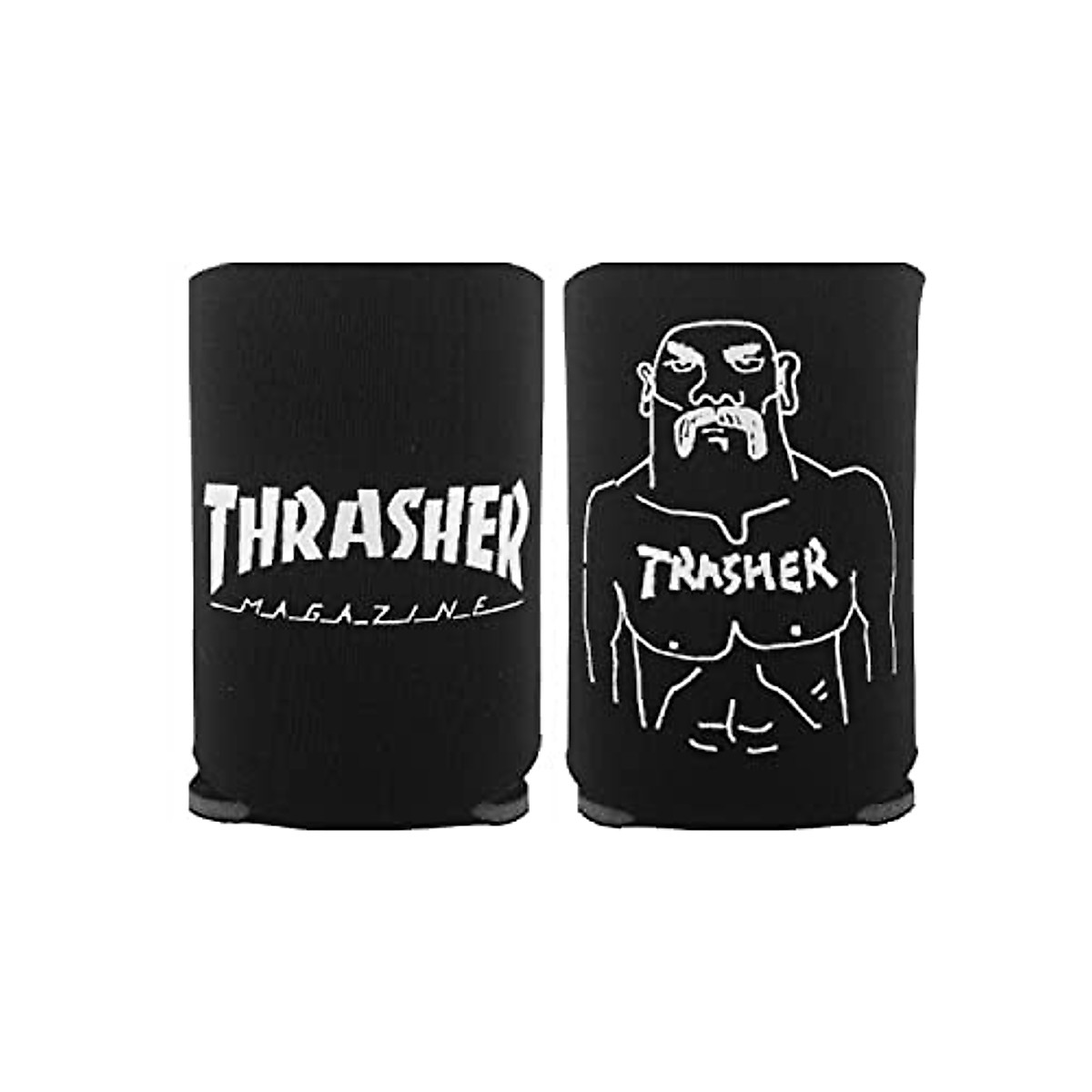 Thrasher Magazine Unisex Koozie by Gonz Soda Can Holder Black