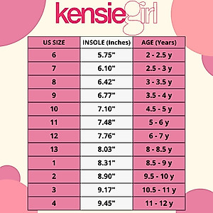 KENSIE GIRL Boots - Girls' Western Cowboy Boots (Toddler/Girl)