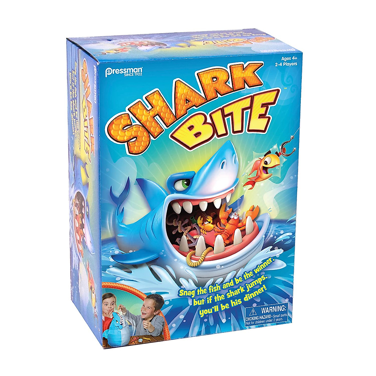 Pressman Shark Bite with Let's Go Fishin' Card Game (Amazon Exclusive)