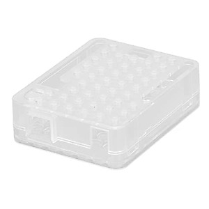 Electronic Housing, Flame Retardant Easy Connection Hollow Design ABS Circuit Board Case Quick Cooling with 4pcs Screw for Protection(Transparent)