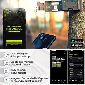 TACTACAM Reveal XB Cellular Trail Camera, No Glow - Verizon & AT&T - Qty 4