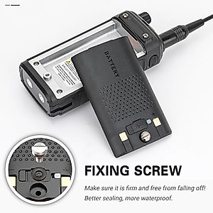 Baofeng Radio UV-5R Upgrade Ham Radio Long Range Two Way Radio UV-17R Walkie Talkies for Adults Dual Band USB Charger 999 Channels VOX with Earpiece,Flashlight Li-ion Battery