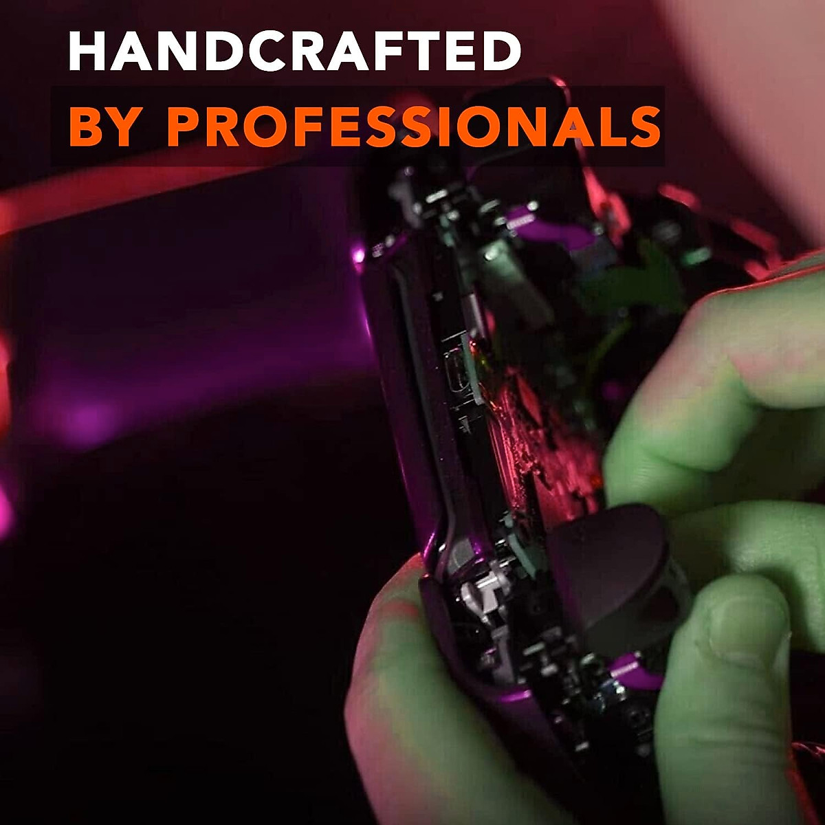 "Scary Party" Custom UN-MODDED Wireless PRO Controller compatible with PS5 Exclusive Unique Design