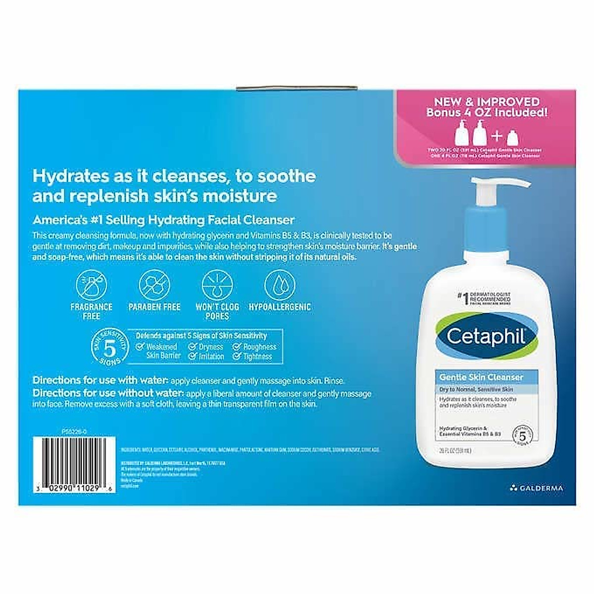 Cetaphil Gentle Skin Cleanser Cetaphil 3-pack
