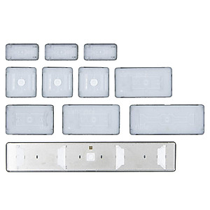 MMOBIEL US Keyboard Key Caps Full Set Replacement Compatible with MacBook Pro Retina 13" 15" A1989 A1990 A1932 (Black)