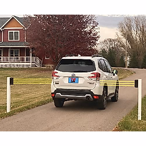 Dakota Alert SBB-4000 Solar Break Beam Driveway Alarm Sensor - Long Range, Outdoor, Weatherproof, Up to 1 Mile Wireless Range - Compatible with Any Dakota Alert 4000 Series Receivers