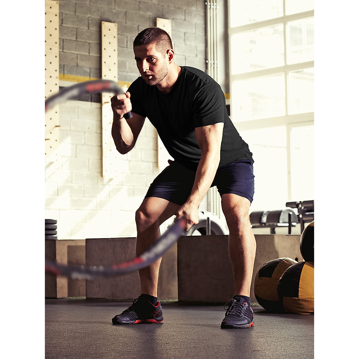 Dry Fit Tshirts Shirts For Men 3 Pack Moisture Wicking Quick Dry Mesh Performance Tees Gym Tech T Polyester Sublimation Active Athletic Crew Short Sleeve Workout Running Tops ( Multipack 3, 4XL )