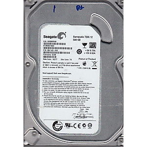Seagate ST3500418AS 500GB 7200K SATA Hard Drive (Renewed)