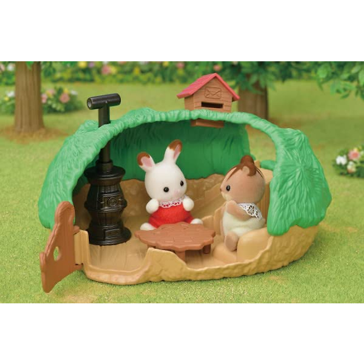 Calico Critters Baby Hedgehog Hideout Playset; Collectible Dollhouse Toy with Figure & Environment Included