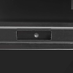 File Cabinet,Home Office Lockable Heavy Duty Metal Lateral File Cabinet with 2 Drawers, Black