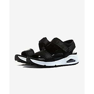 Skechers Cali Women's womens Uno - New Sesh Sport Sandal, Black/White, 11 US