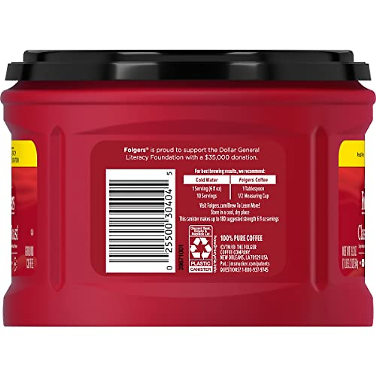 Folgers Classic Roast Ground Coffee, Medium Roast Coffee, 19.2 Ounce Canister