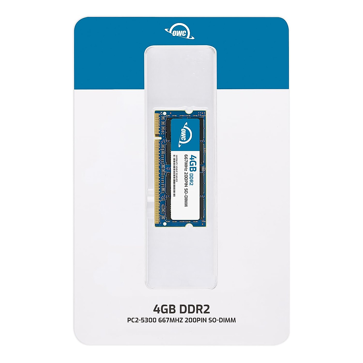 OWC 4GB (2 x 2GB) PC5300 DDR2 667MHz SO-DIMMs Memory RAM Upgrade Compatible with MacBook, MacBook Pro, iMac, Mac Mini Core 2 Duo Models (OWC5300DDR2S4GP)