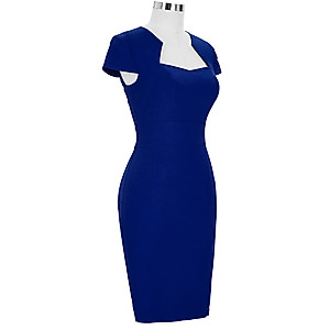 GRACE KARIN Royal Blue Dress for Party Wedding Guest Cocktail Dress M
