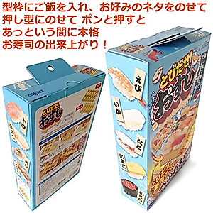 曙産業 Akebono CH-2011 Sushi Mold, Nigiri Sushi Sushi Maker, Approx. 7.9 x 4.8 x 1.7 inches (20 x 12.2 x 4.4 cm), Made in Japan