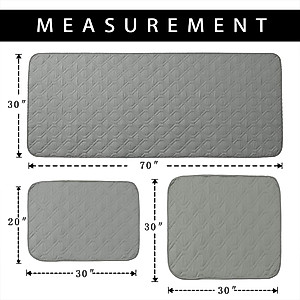 SUNNYTEX Waterproof Dog Bed Cover Dog Mat Pet Pad Pet Blanket for Couch Sofa Bed Mat Anti-Slip Furniture Protrctor